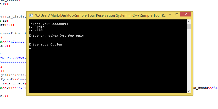 Simple Tour Reservation System In C Free Source Code Sourcecodester